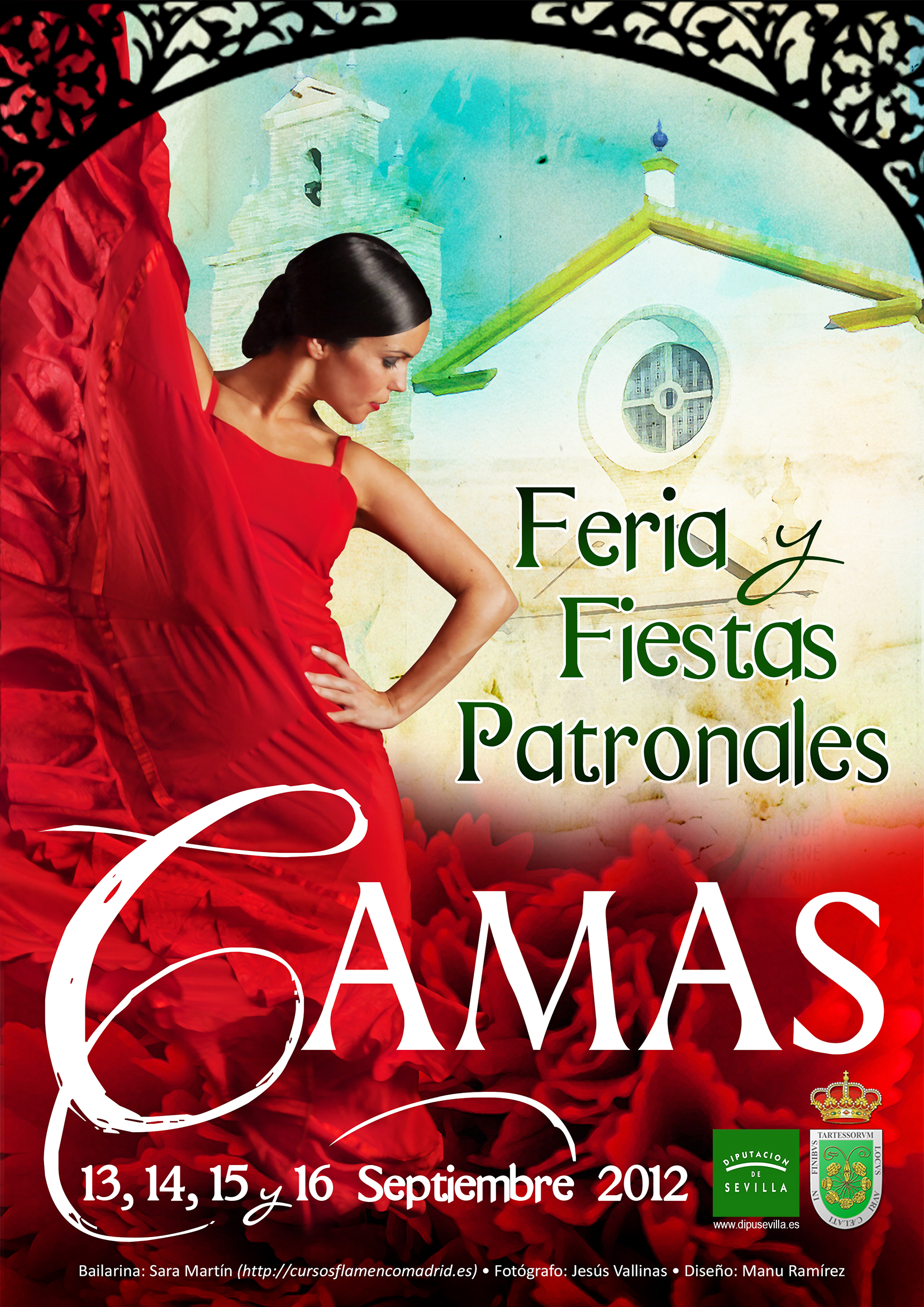 Cartel Oficial De La Feria Y Fiestas Patronales De Camas 2012 CAMAS
